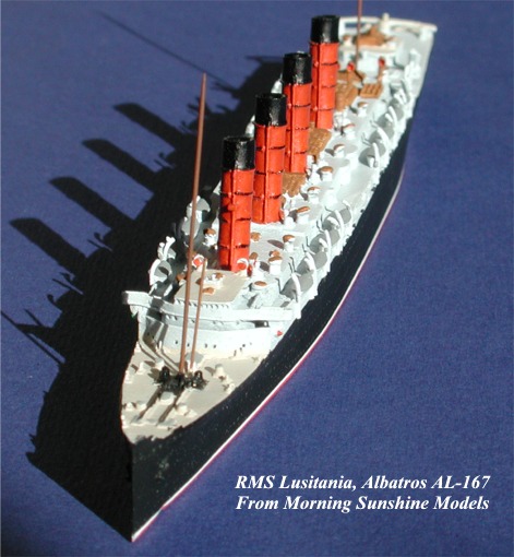 Lusitania Wreck Model